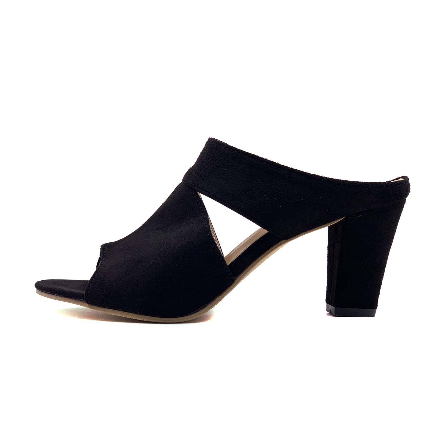 VERN'S Peep Toe Heel Mules - S07023810