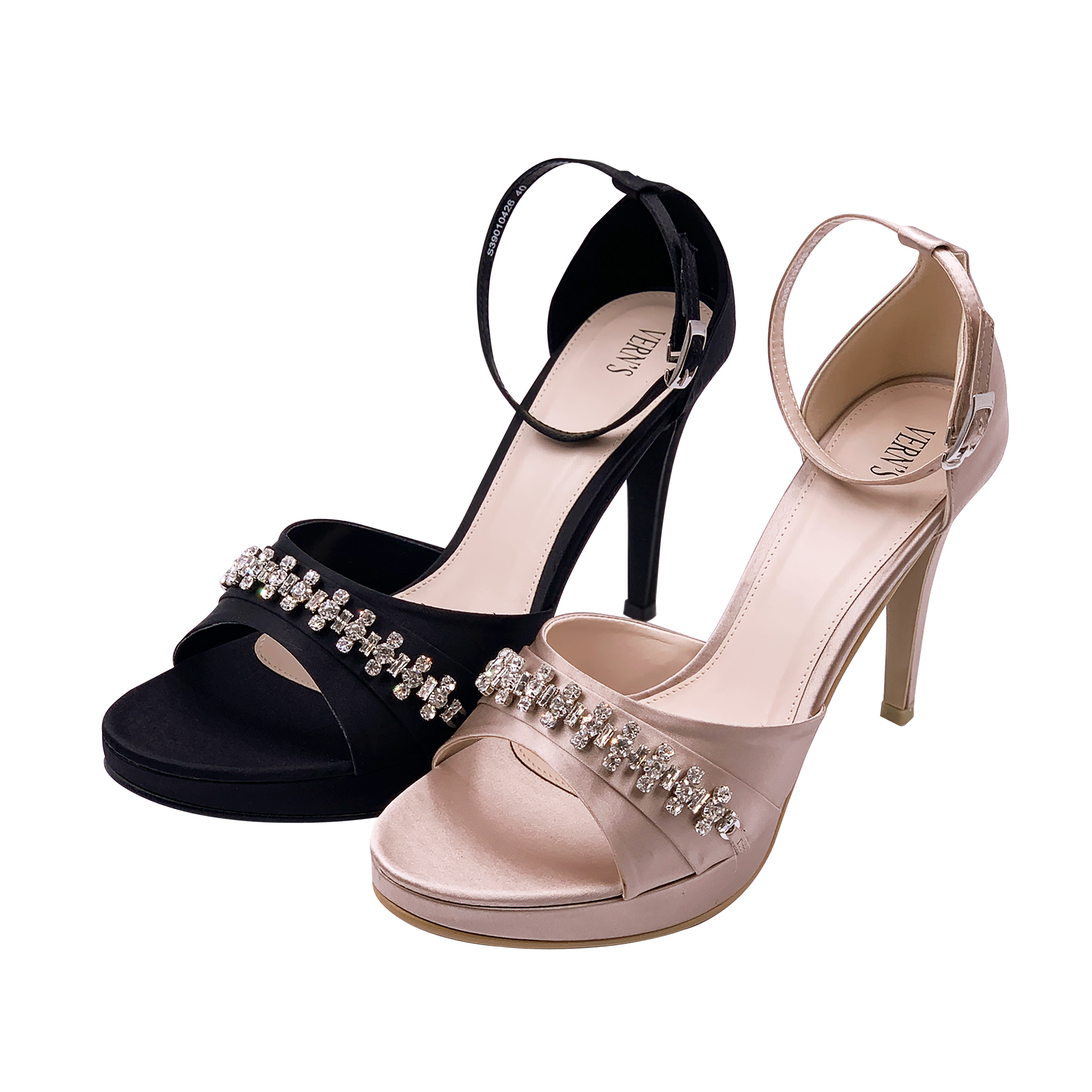VERN'S Diamond Sandal Heel Mules - S39010426